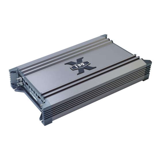 XFIRE AUDIO XFR2000.5 OWNER'S MANUAL Pdf Download | ManualsLib