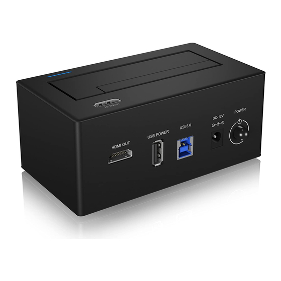 ICY BOX IB-118U3-SPC USER MANUAL Pdf Download | ManualsLib