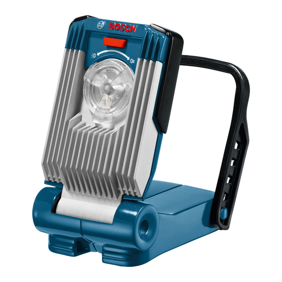 BOSCH GLI VARI LED PROFESSIONAL ORIGINAL INSTRUCTIONS MANUAL Pdf ...