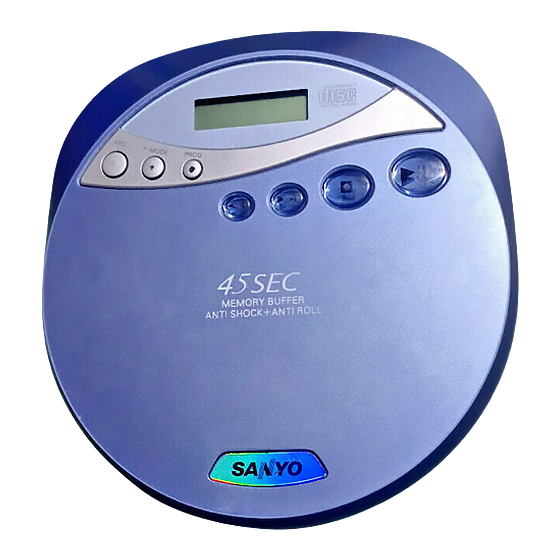 SANYO CDP-4500 SERVICE MANUAL Pdf Download | ManualsLib