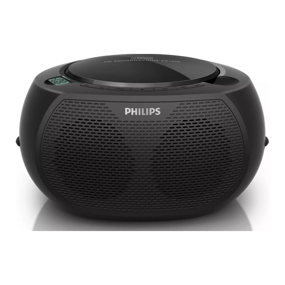 PHILIPS AZ100 USER MANUAL Pdf Download | ManualsLib
