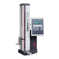 Mahr Digimar 817 CLM Manuals | ManualsLib