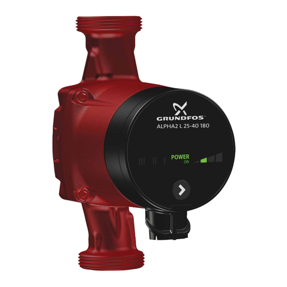 GRUNDFOS ALPHA2 L INSTALLATION AND OPERATING INSTRUCTIONS MANUAL Pdf Download | ManualsLib