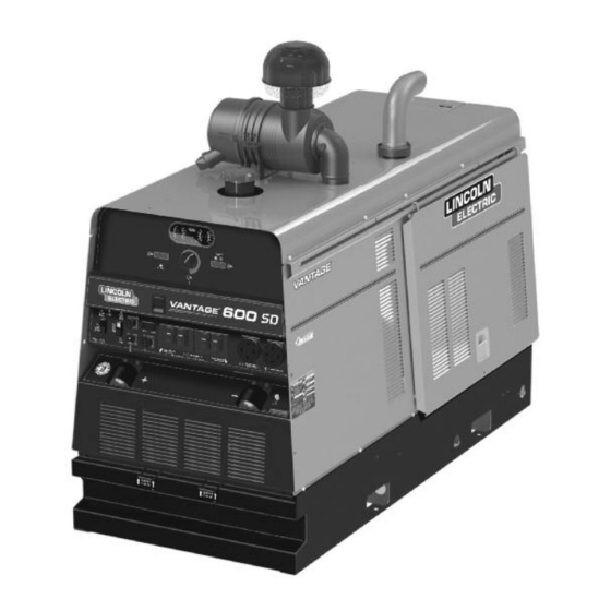 LINCOLN ELECTRIC VANTAGE 600 SD OPERATOR'S MANUAL Pdf Download | ManualsLib