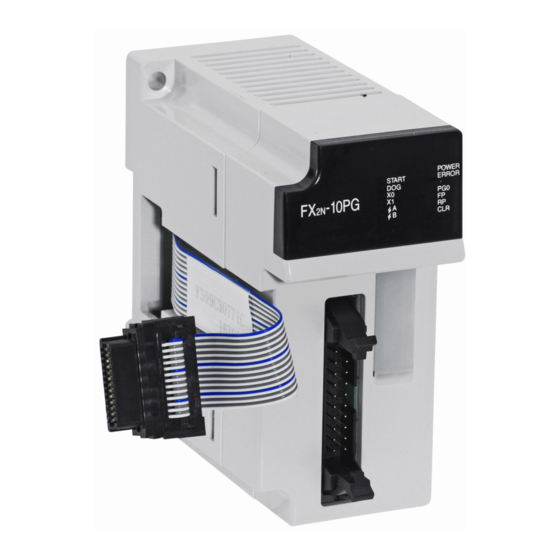 MITSUBISHI ELECTRIC FX2N-10PG USER MANUAL Pdf Download | ManualsLib