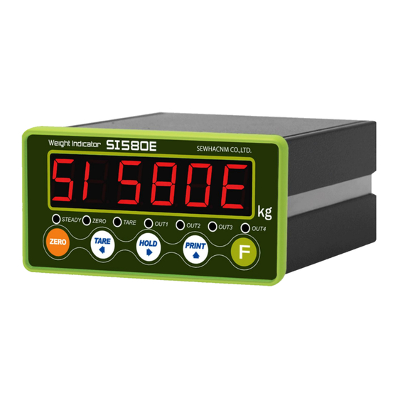 SEWHACNM SI 580E INSTRUCTION MANUAL Pdf Download | ManualsLib