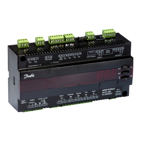 DANFOSS AK-CC 450 USER MANUAL Pdf Download | ManualsLib