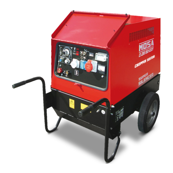 MOSA CS 230 YSX CV USE AND MAINTENANCE MANUAL Pdf Download | ManualsLib