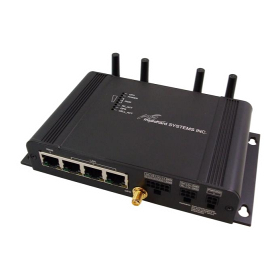 MICROHARD SYSTEMS VIP4G OPERATING MANUAL Pdf Download | ManualsLib