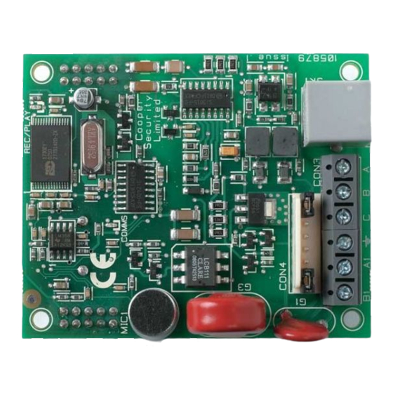 COOPER SECURITY I-SD01 INSTALLATION AND PROGRAMMING MANUAL Pdf Download ...