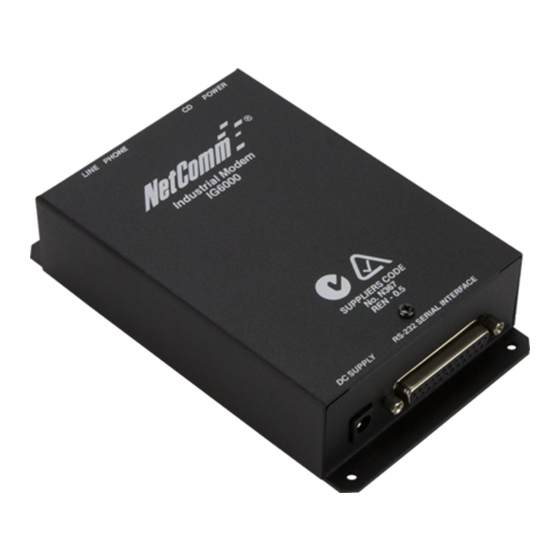 NETCOMM IG6000 USER MANUAL Pdf Download | ManualsLib