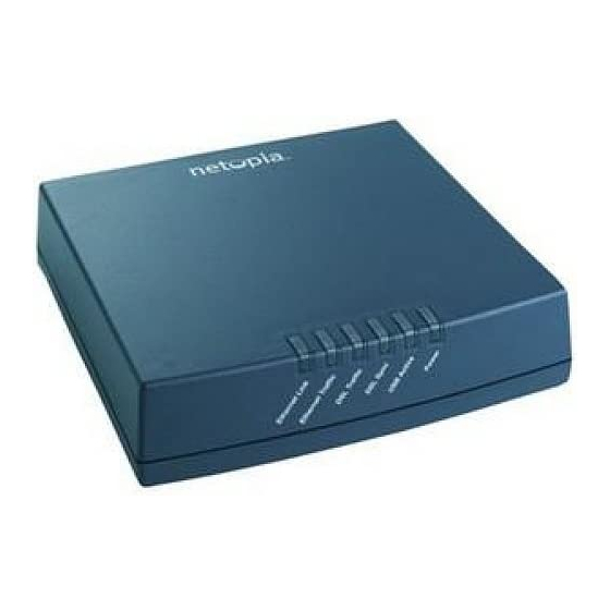 NETOPIA 3346-ENT GETTING STARTED MANUAL Pdf Download | ManualsLib