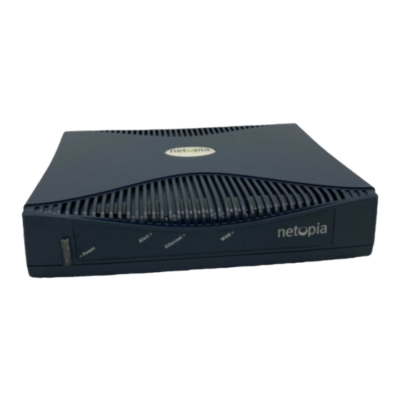 NETOPIA 4522 T1 GETTING STARTED MANUAL Pdf Download | ManualsLib