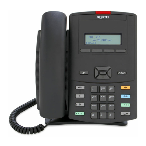 NORTEL IP PHONE 1210 USER MANUAL Pdf Download | ManualsLib