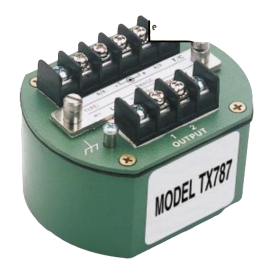 OMEGA TX787 USER MANUAL Pdf Download | ManualsLib