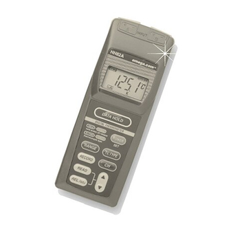 OMEGA ENGINEERING HH82A INSTRUCTION MANUAL Pdf Download | ManualsLib