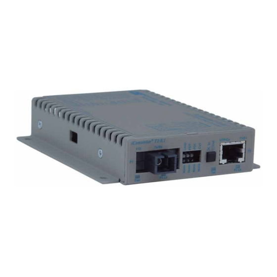 OMNITRON SYSTEMS TECHNOLOGY ICONVERTER T1/E1 USER MANUAL Pdf Download ...