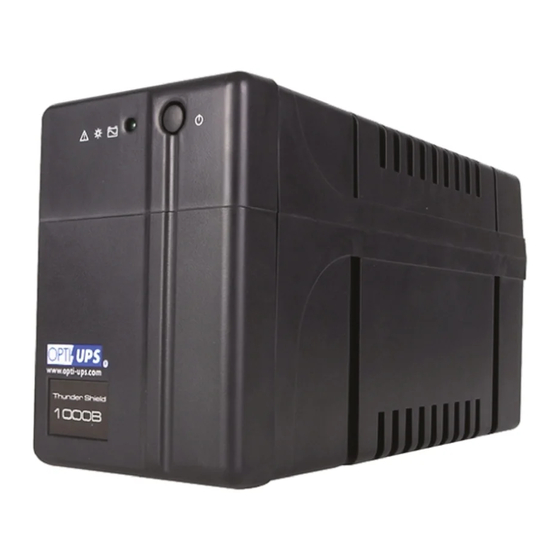 OPTI-UPS THUNDER SHIELD SERIES TS1000 BROCHURE & SPECS Pdf Download ...