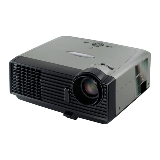 OPTOMA TX700 SPECIFICATIONS Pdf Download | ManualsLib