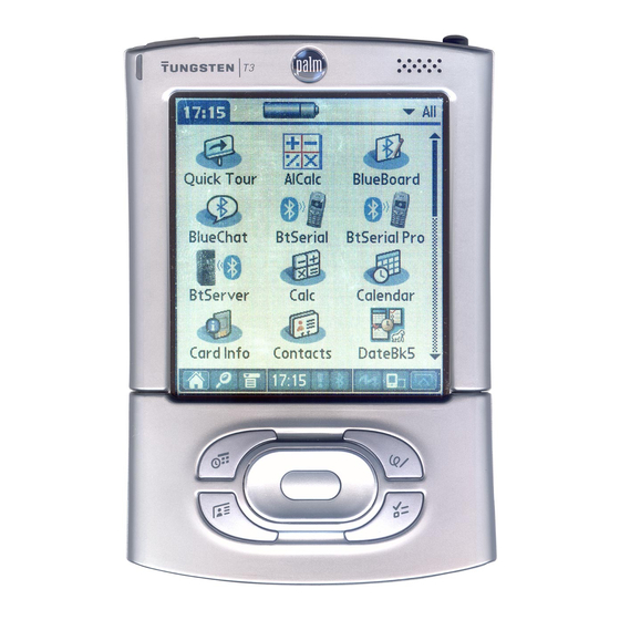 PALM TUNGSTEN T3 HANDBOOK Pdf Download | ManualsLib