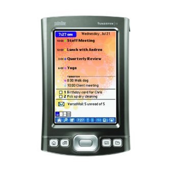 PALMONE TUNGSTEN T5 USER MANUAL Pdf Download | ManualsLib