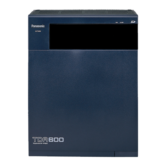 PANASONIC KX-TDA600 OPERATING MANUAL Pdf Download | ManualsLib