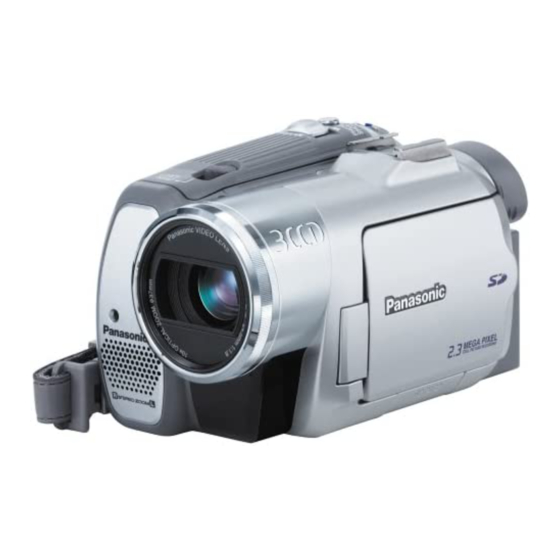 PANASONIC PALMCORDER PV-GS180 OPERATING INSTRUCTIONS MANUAL Pdf ...