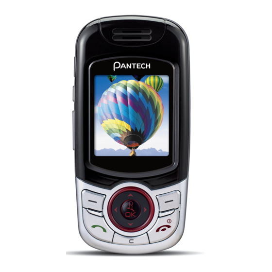 PANTECH MANUAL DEL USUARIO PG-1610 MANUAL DEL USUARIO Pdf Download ...