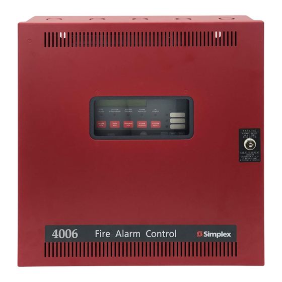 SIMPLEX 4006-9121 TECHNICAL MANUAL Pdf Download | ManualsLib