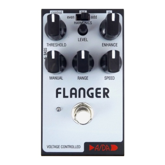 ADA PBF FLANGER USER MANUAL Pdf Download | ManualsLib