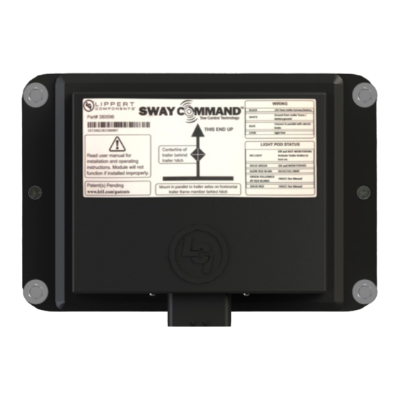 LIPPERT COMPONENTS SWAY COMMAND INSTALL MANUAL Pdf Download | ManualsLib