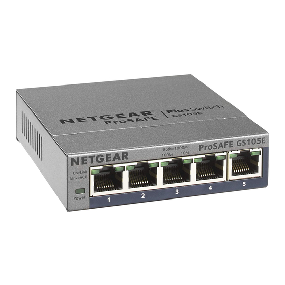 NETGEAR PROSAFE PLUS USER MANUAL Pdf Download | ManualsLib