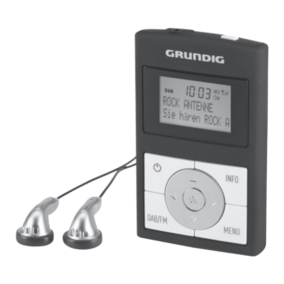 GRUNDIG MICRO 75 DAB USER MANUAL Pdf Download | ManualsLib