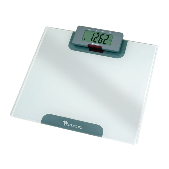 DETECTO D401 USER MANUAL Pdf Download | ManualsLib