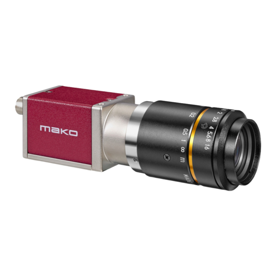 ALLIED VISION MAKO G TECHNICAL MANUAL Pdf Download | ManualsLib