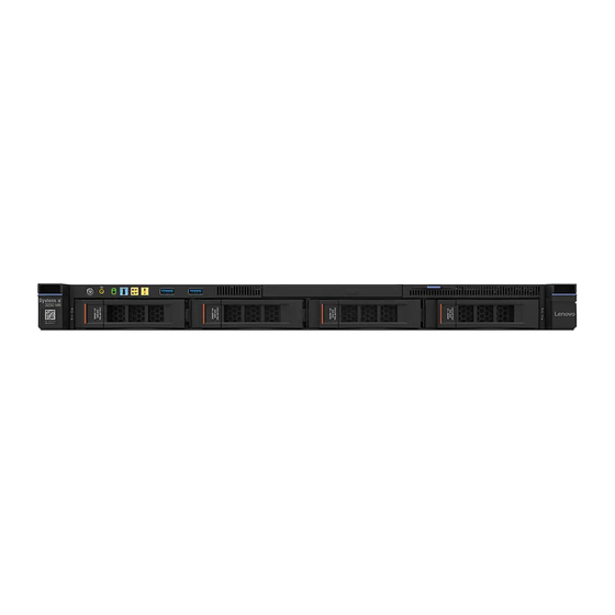 LENOVO X3250 M6 INSTALLATION AND SERVICE MANUAL Pdf Download | ManualsLib