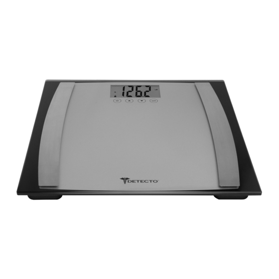 DETECTO D231 USER MANUAL Pdf Download | ManualsLib