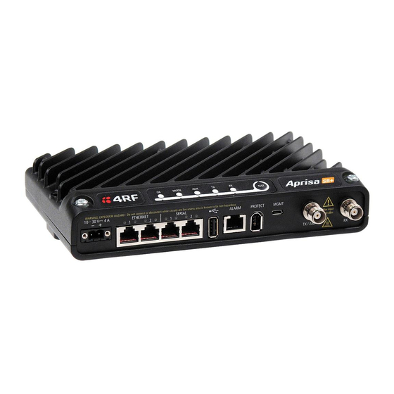 4RF APRISA SR+ USER MANUAL Pdf Download | ManualsLib