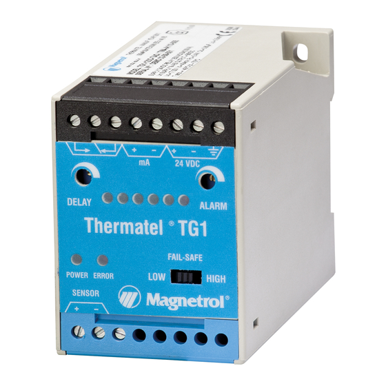 MAGNETROL THERMATEL TG1 INSTALLATION AND OPERATING MANUAL Pdf Download ...