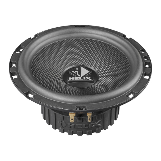 HELIX ESPRIT SERIES INSTRUCTION MANUAL Pdf Download | ManualsLib