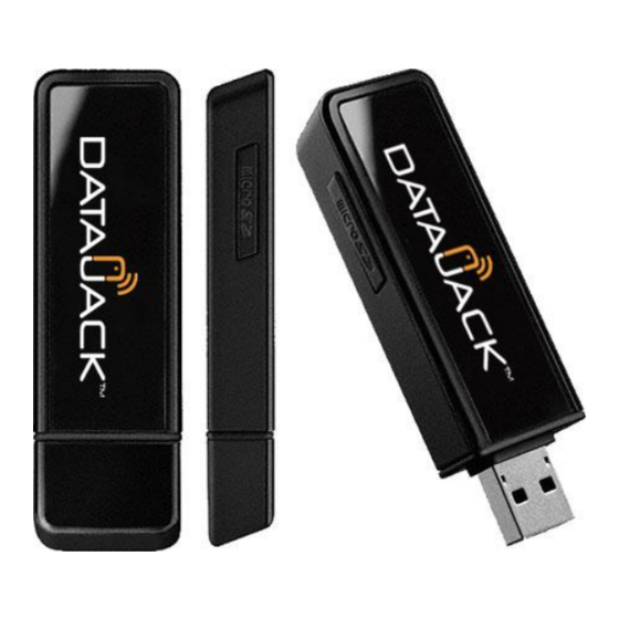 DATAJACK 598U QUICK START MANUAL Pdf Download | ManualsLib