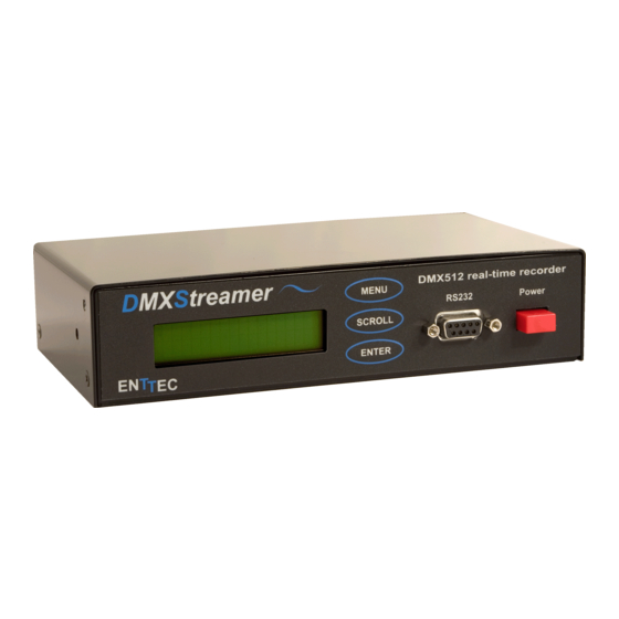 ENTTEC DMX 512 USER MANUAL Pdf Download | ManualsLib