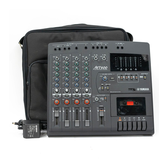 YAMAHA MT400 SERVICE MANUAL Pdf Download | ManualsLib