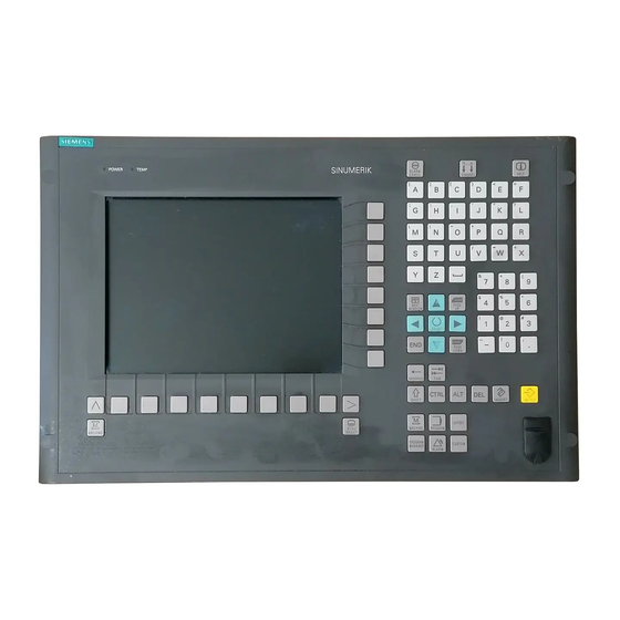 SIEMENS SINUMERIK 810D COMMISSIONING MANUAL Pdf Download | ManualsLib