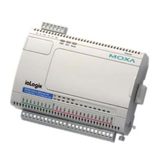 MOXA TECHNOLOGIES IOLOGIK E2242 USER MANUAL Pdf Download | ManualsLib