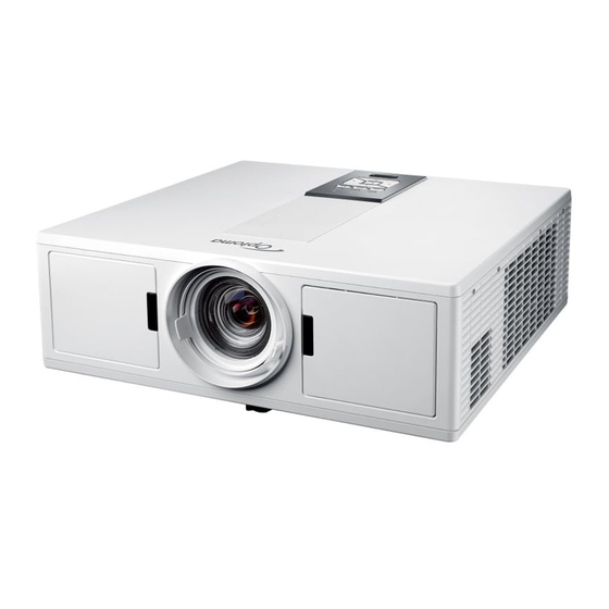 OPTOMA ZU510T-W USER MANUAL Pdf Download | ManualsLib