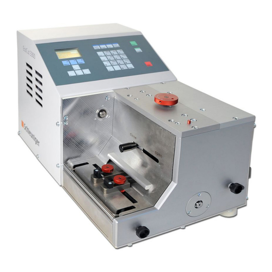 SCHLEUNIGER ECOCUT 3300 REFERENCE MANUAL Pdf Download | ManualsLib