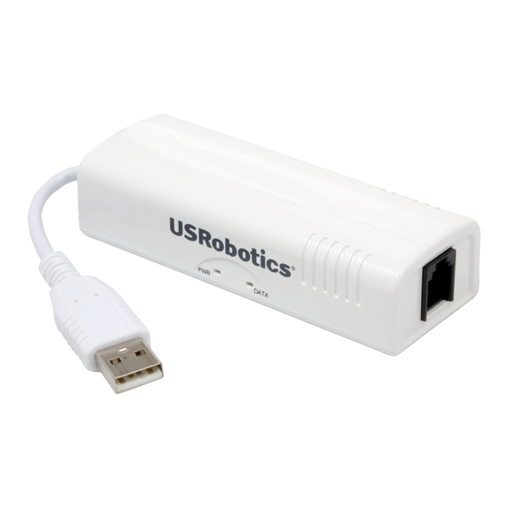 US ROBOTICS 56K USB MODEM USER MANUAL Pdf Download | ManualsLib