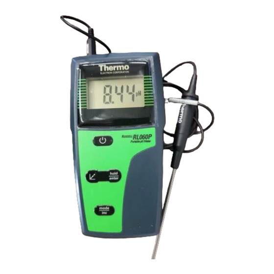 THERMO SCIENTIFIC RUSSELL RL060P USER MANUAL Pdf Download | ManualsLib