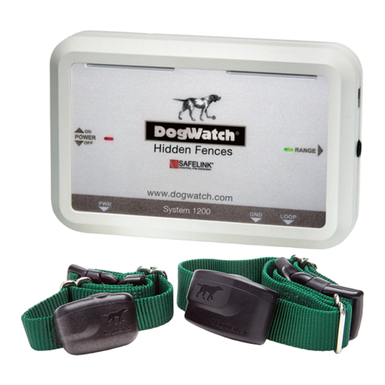DOGWATCH SYSTEM 1200 OWNER'S MANUAL Pdf Download | ManualsLib